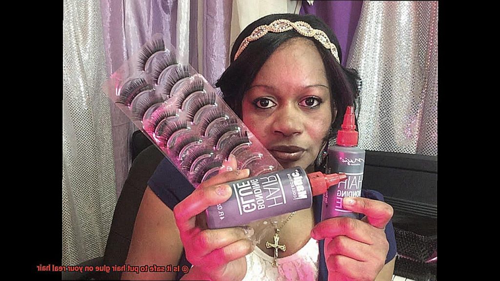 Is It Safe To Put Hair Glue On Your Real Hair Glue Things